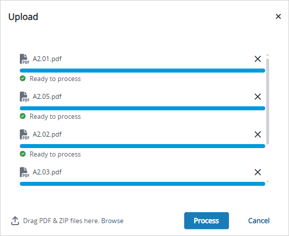 Upload your drawings